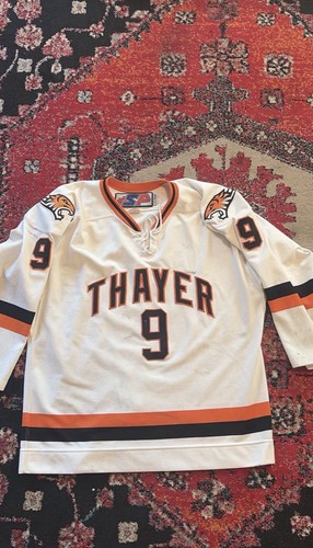 Thayer Academy Game Worn Used Hockey Jersey | eBay