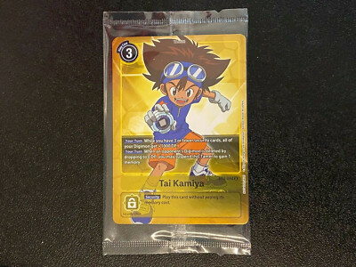 Tai Kamiya - Box Topper - Foil - BT4-094R - Sealed Near Mint - Digimon ...