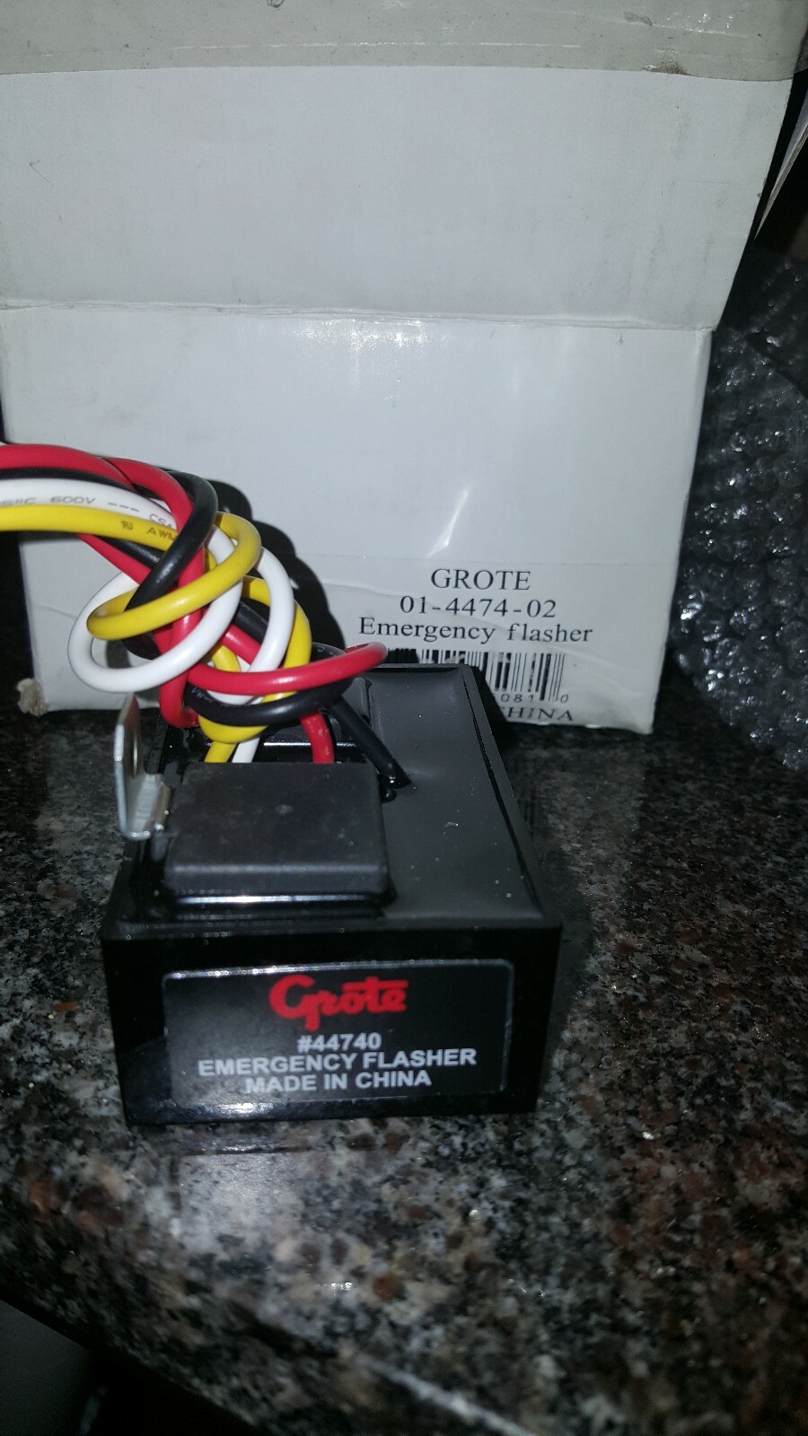 GROTE EMERGENCY FLASHER PART NUMBER 44740 / 01-4474-02. | eBay