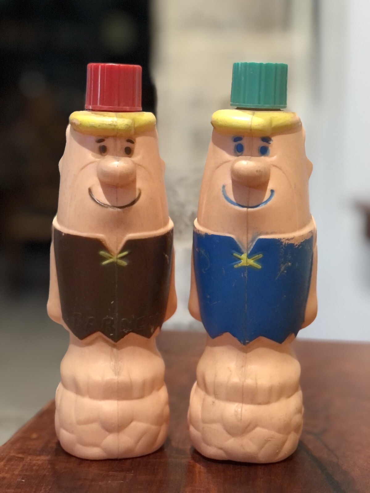 Rare set of vintage Barney Rubble variant soakies Hanna Barbera Soaky ...