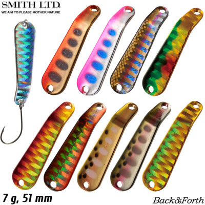 Smith Back&Forth 7 g Trout Spoon Assorted Colors | eBay