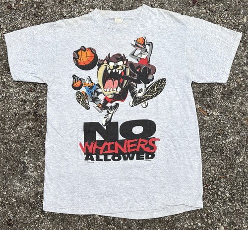 Vintage 1995 Looney Tunes No whiners Allowed Size L Faded Out Tag | eBay