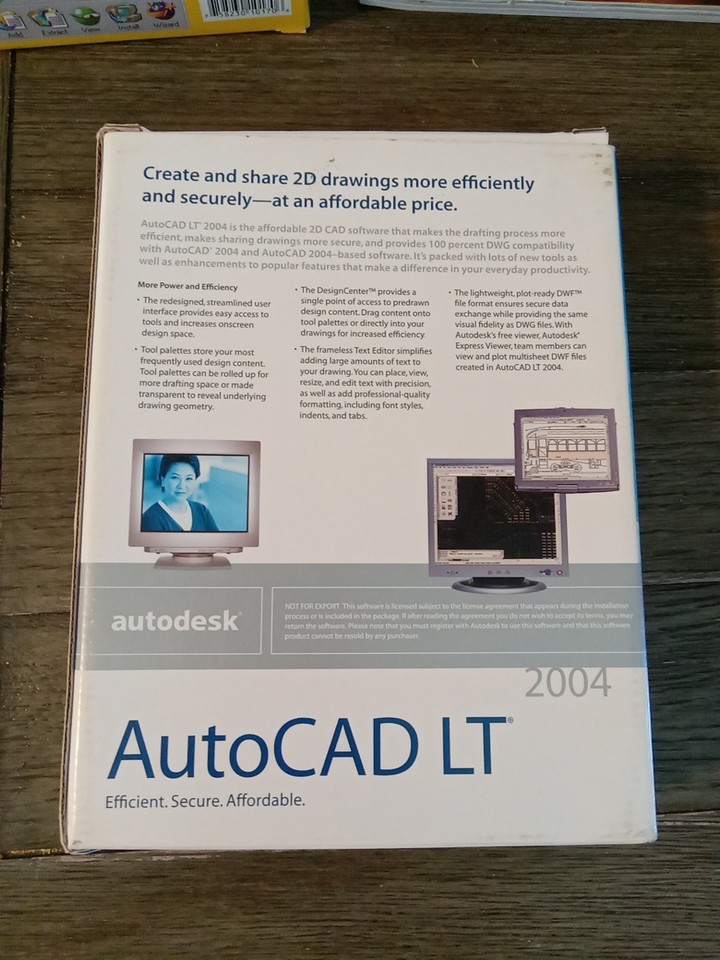 Autodesk AutoCAD LT 2004 Professional Software 1 CD, User's Guide | eBay