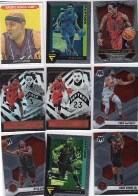Toronto Raptors Monster Lot of 27 Cards Rookies/Inserts/Base lot 2021 ...