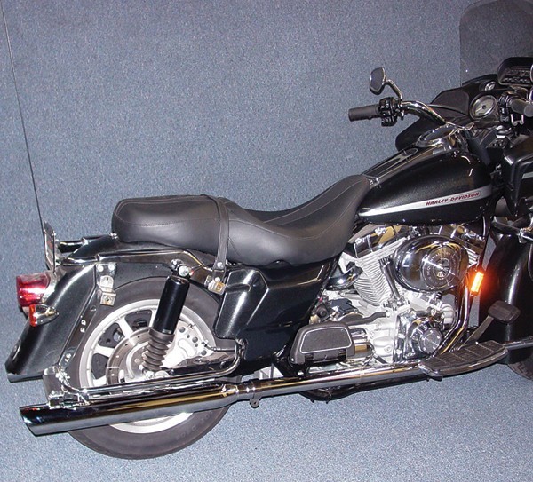 CYCLE SHACK CHROME 2" SLIP-ON EXHAUST MUFFLERS SIDE SLASH FOR '07 FLT ...