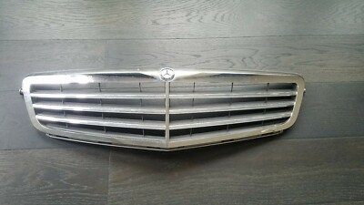 08-12 Mercedes Benz C Class Silver Front Grill OEM A2048801483 | eBay