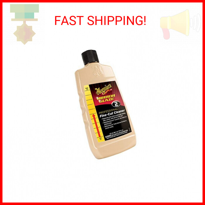 Meguiar's M0216 M2 Mirror Glaze Fine-Cut Cleaner - 16 Oz Bottle ...