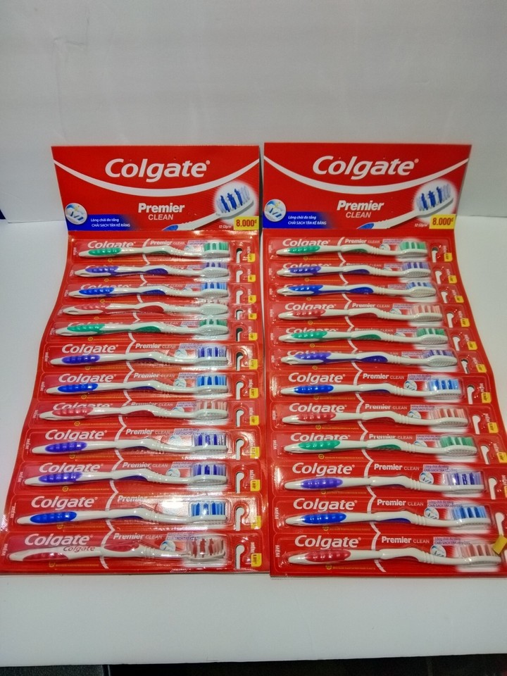 Colgate Toothbrush Premier Clean - Pack of 12 units (2 packs) 24 Units ...