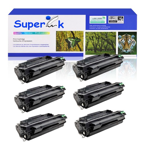 6PK Q7551X Black Toner Cartridge for HP LaserJet P3005x M3027MFP M3027x ...