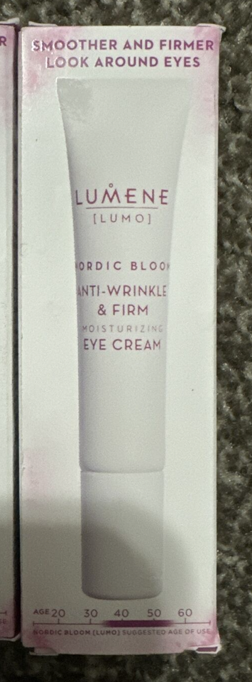 LUMENE ANTI-WRINKLE & FIRM MOISTURIZING EYE CREAM , 0.5oz Ea New ...