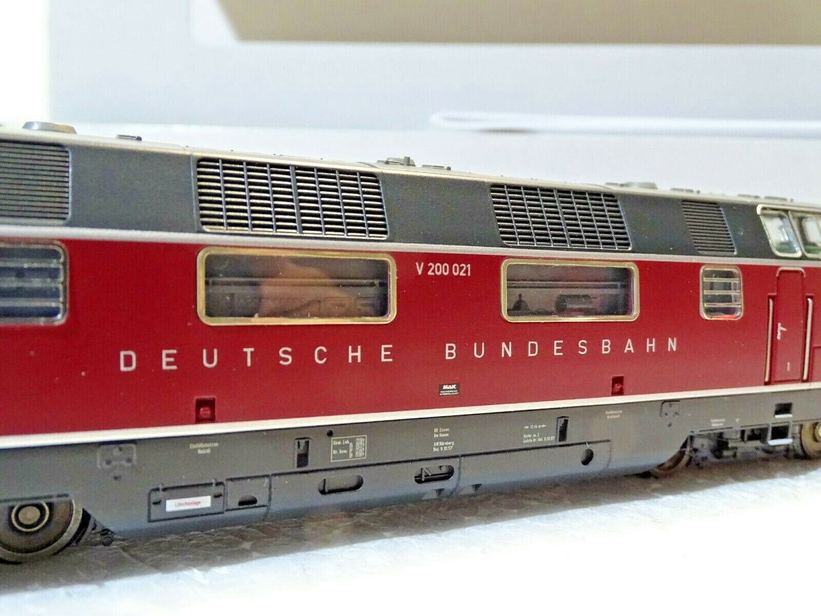 MARKLIN ( 39800 ) LOCOMOTIVE DIESEL V 200 021 DE LA DB EN BOITE ...