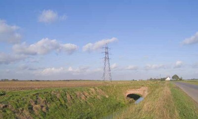 Photo 6x4 Small bridge over drainage ditch off Red Cow Drove Fosdyke ...