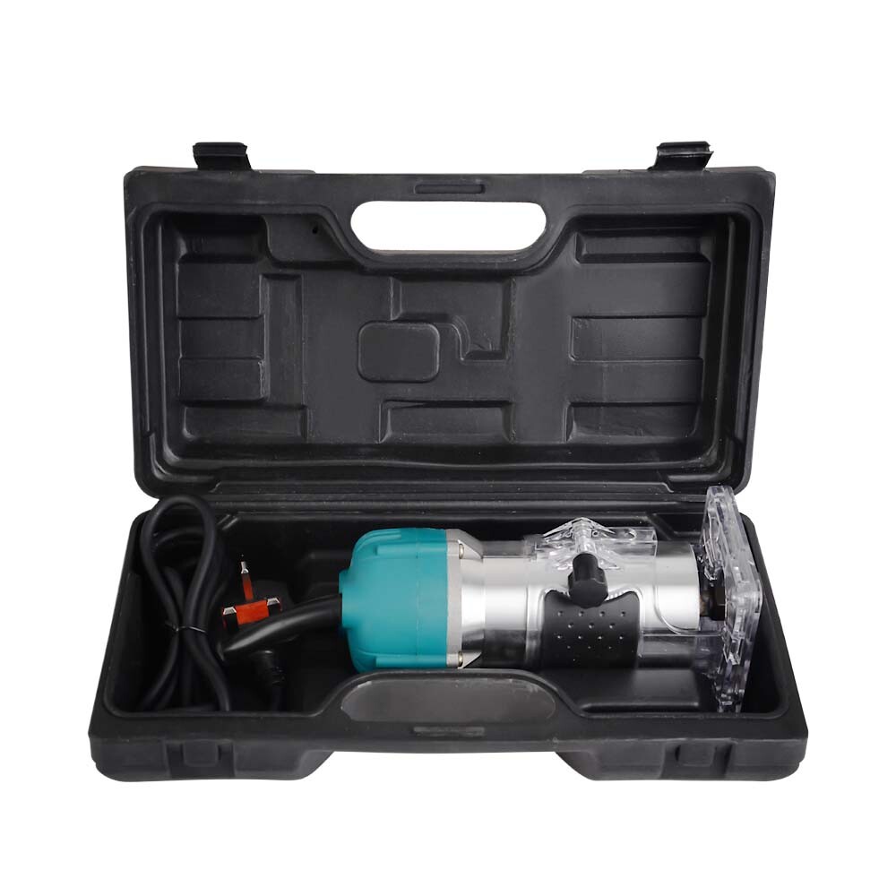 800W 1/4" Electric Hand Trimmer Palm Router Woodworking Laminate Wood ...