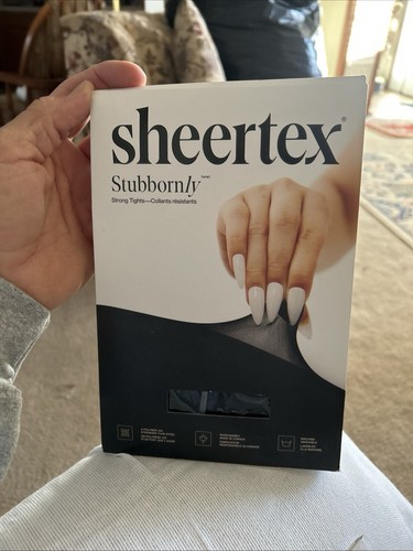 TWO PAIR Stubbornly Strong Mini-Dot Super Sheer Rip-Resist Tights ...