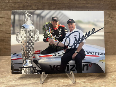 Roger Penske NASCAR Hand Signed 4x6 Photo TC46-5934 | eBay