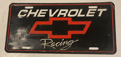 Vintage Chevrolet Racing Car Vanity License Plate | eBay