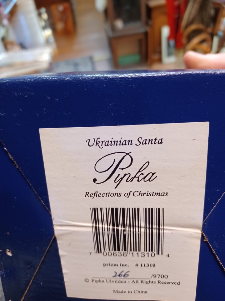 Pipka Limited Edition Numbered Ukrainian Santa 11310 In Box | eBay
