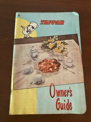 Vintage Tappan Stove Owners Guide Cookbook Recipe Book Kitchen ...