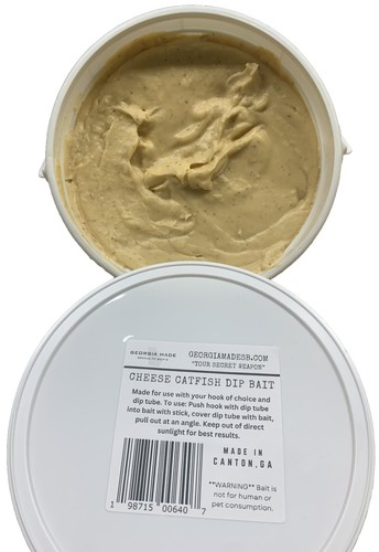 Catfish Dip Bait CHEESE Flavor 40 oz. Pail | Georgia Made Specialty ...