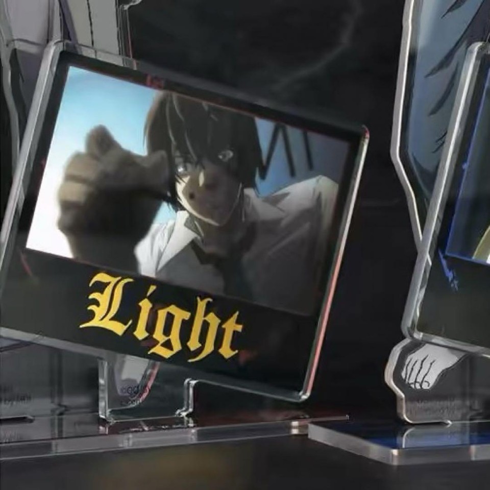 DEATH NOTE OFFICIAL FAMOUS SCENE ACRYLIC STAND LIGHT YAGAMI | eBay