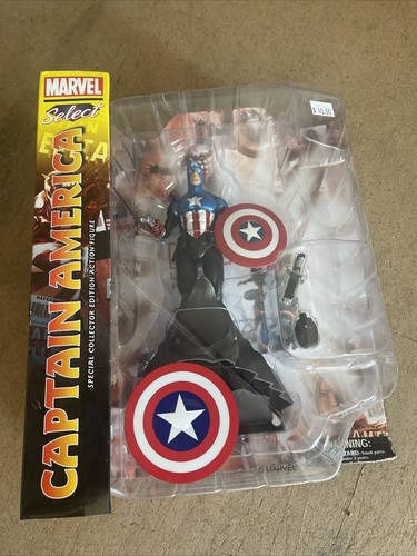 Captain America Diamond Select Toys Marvel Select Action Figure NEW ...