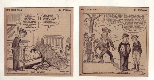 Out Our Way by J.R. Williams - 25 large daily comic panels from ...