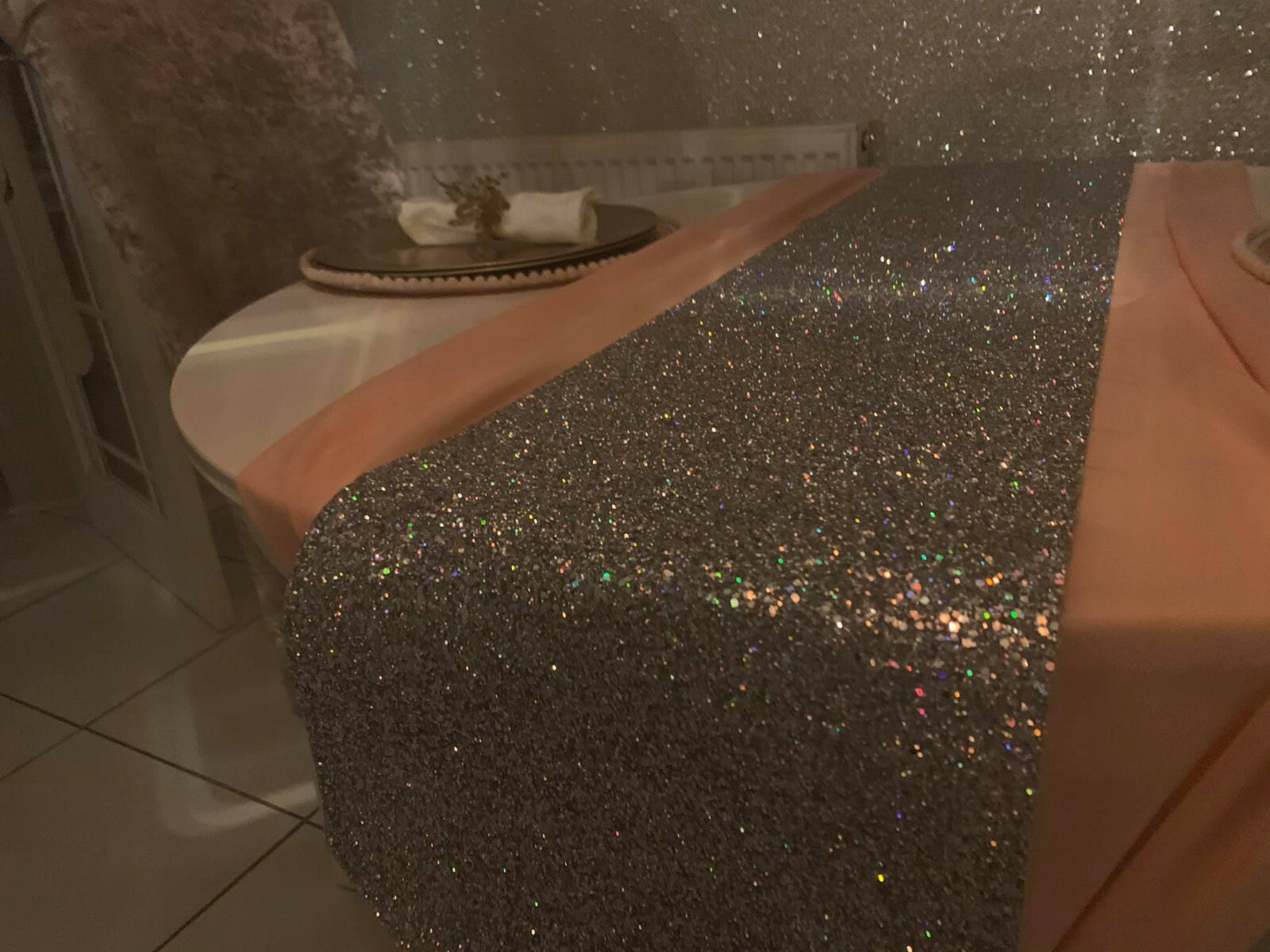 Glitter Table Cloth Runner Christmas Table Decoration | eBay