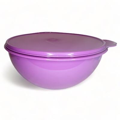 Tupperware Thatsa Bowl Mixing Bowl 32 Cup 7.5L Mulberry Purple NEW! | eBay