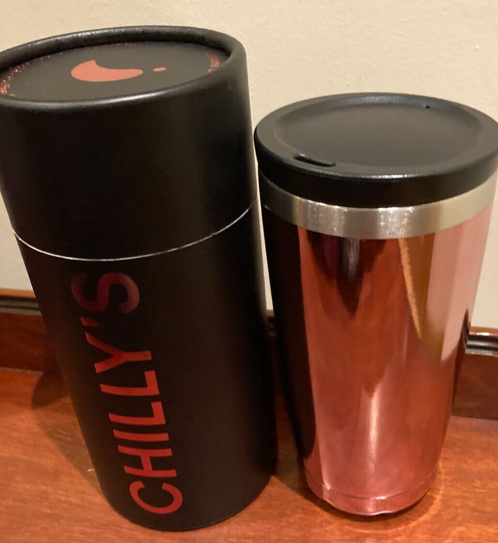 CHILLY'S COFFEE CUP 500ML CHROME EDITION ROSE GOLD for sale online | eBay