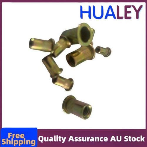 50X M6 Rivet Nut Bolt 304 Stainless Steel Rivets Tool Flange Blind Flat ...