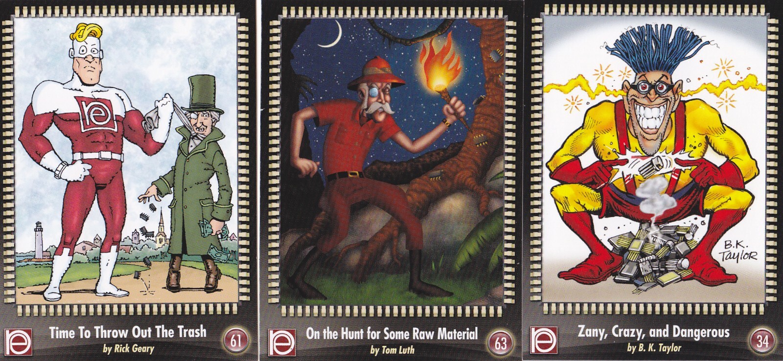 CAPTAIN ROCHESTER 2010 CARDS MAD RICK GEARY TOM LUTH B.K.TAYLOR NEW ...