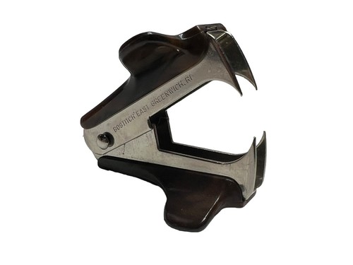 VINTAGE BOSTITCH STAPLE REMOVER , EXTRACTOR, PULLER w Brown Bakelite ...