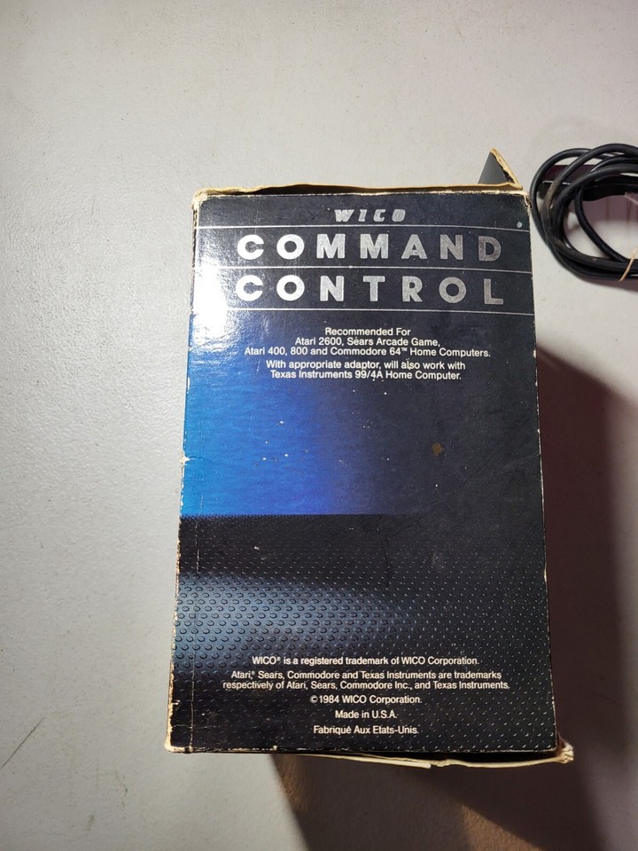 Wico Command Control Joystick Controller For Atari 2600 Commodore ...