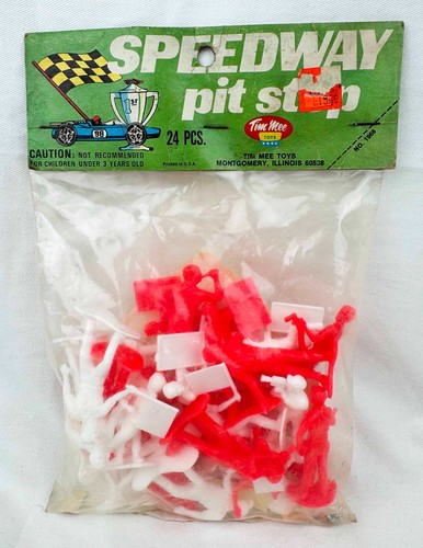Vintage 1960's / 70's Speedway Pit Stop plastic action figures by Tim ...