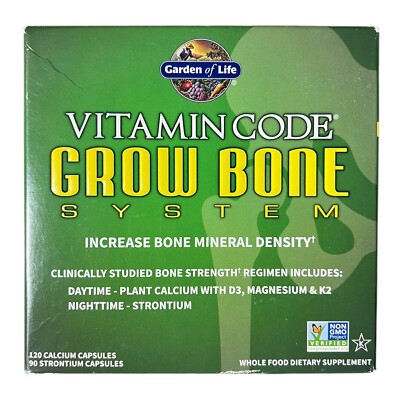 Garden of Life Vitamin Code Grow Bone System Calcium 210ct exp05/26 | eBay