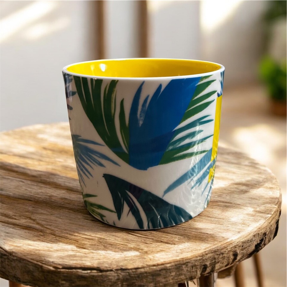 Starbucks HI Hawaii Collection Tropical Palm Leaf Ceramic Mug 14oz 2016 ...