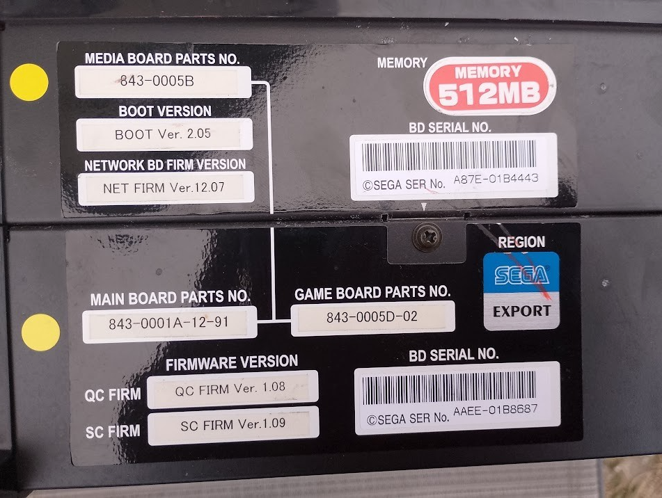 Sega Naomi Arcade machine PC/Controller from old machine | eBay UK