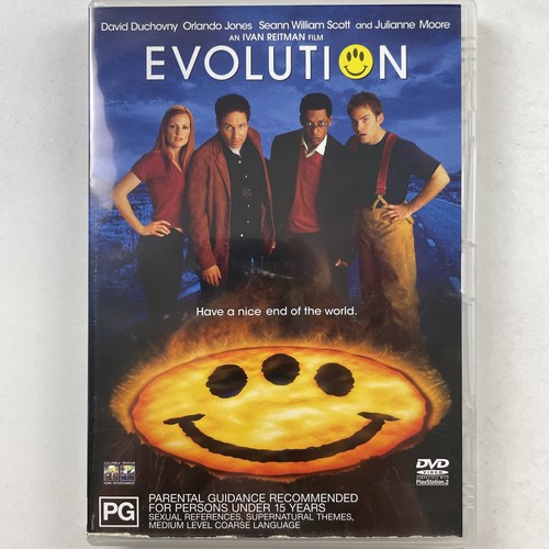 Evolution DVD David Duchovny Julianne Moore Orlando Jones Region 4 | eBay