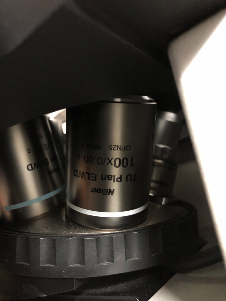 Nikon Eclipse MA200 Inverted Microscope w/ TU Plan ELWD 100x 50x 20x ...