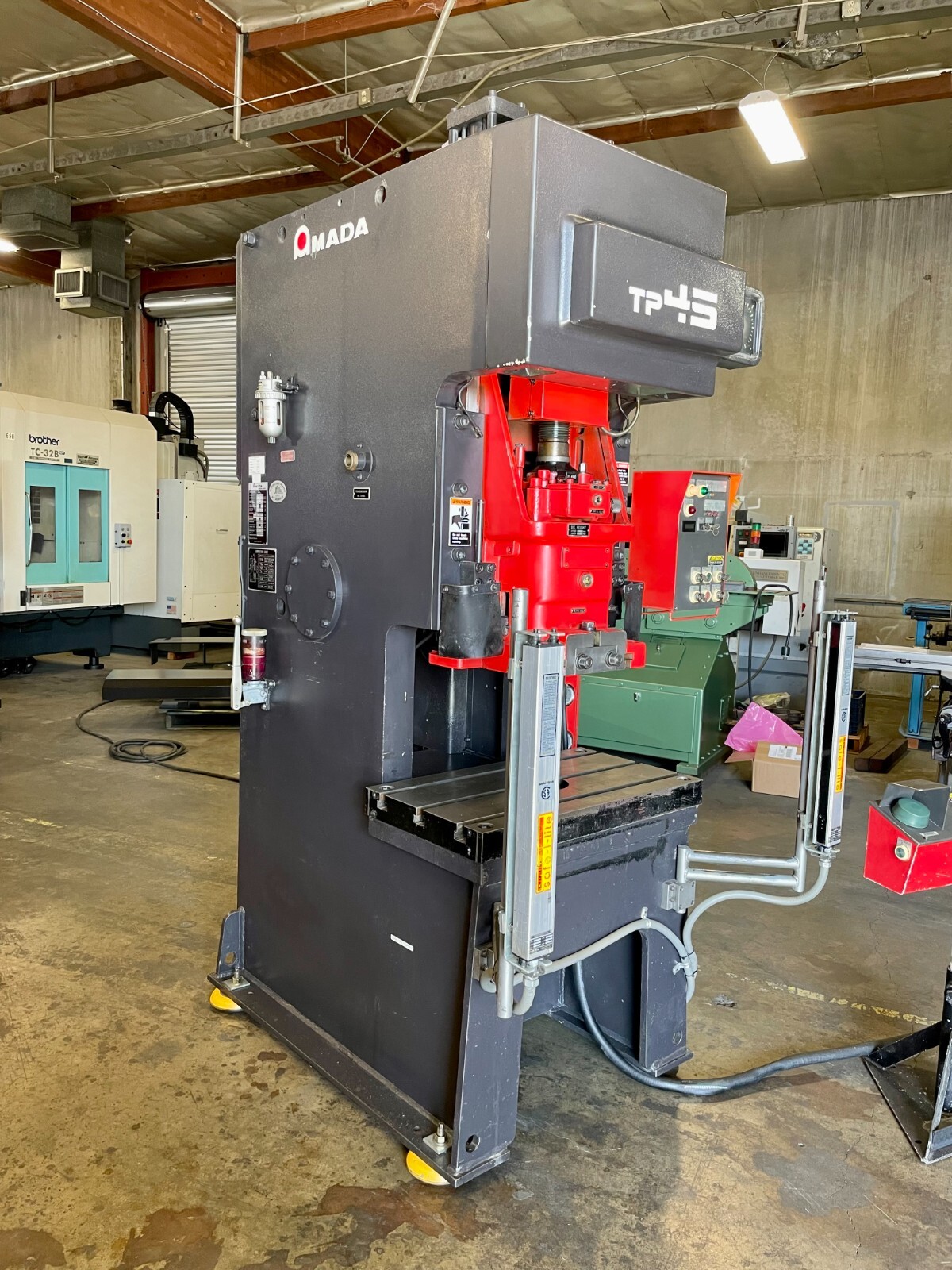 Amada TP-45 Punch Press 45 Ton With Safety Light Curtains | eBay