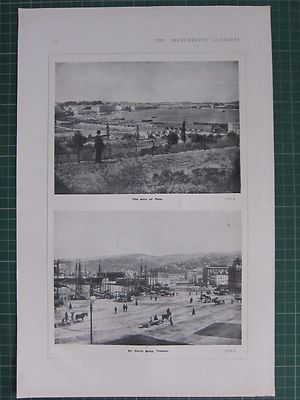 1917 WWI WW1 PRINT ~ THE PORT OF POLA ~ ST CARLO QUAY TRIESTE | eBay UK