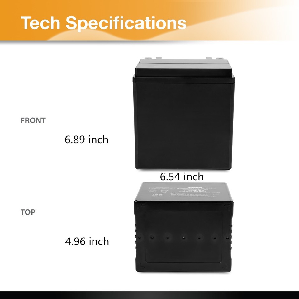 Casil YTX30L-BS Power Sports Replacement Yuasa YIX30L Motorcycle ...