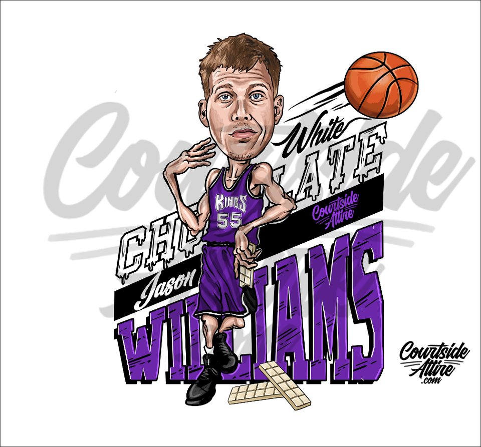 Jason Williams White Chocolate Shirt Mens Unisex Adult jersey Kings | eBay