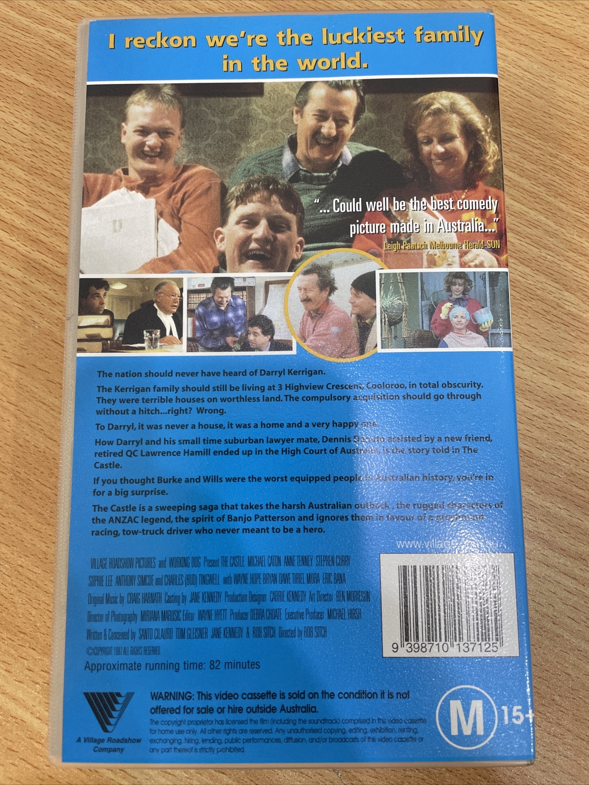 THE CASTLE VHS RARE AUSTRALIAN CULT CLASSIC - ERIC BANA - RETRO ...