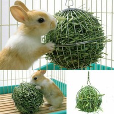 8cm Sphere Feed Dispenser Hanging Ball Guinea Pig Hamster Rabbit Pet ...