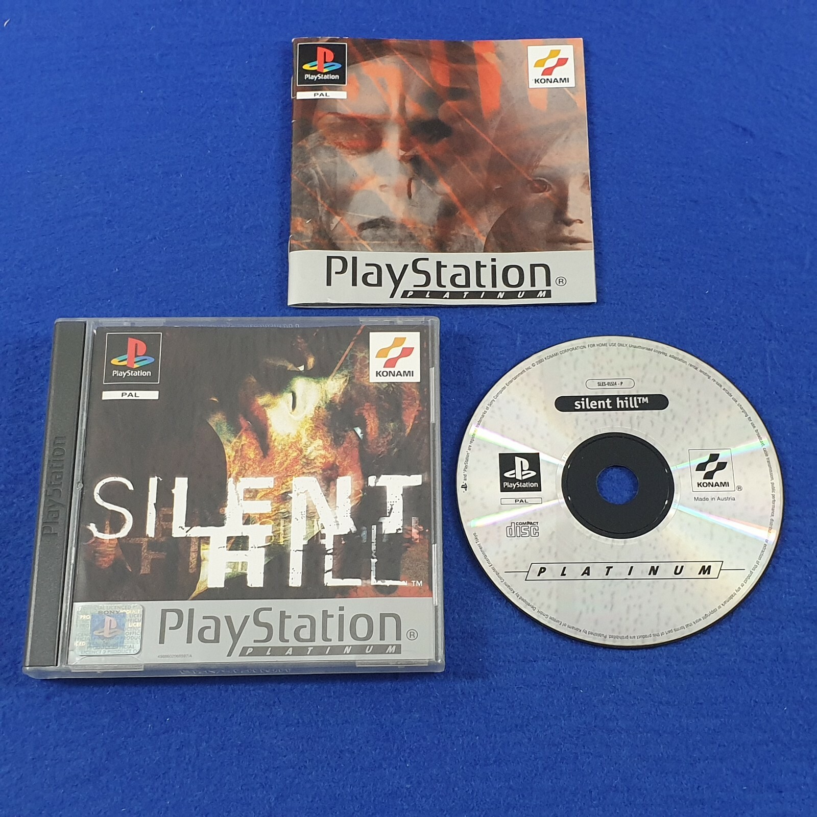 ps1 SILENT HILL Platinum Game Boxed COMPLETE PAL Playstation 1 ps2 ps3 ...
