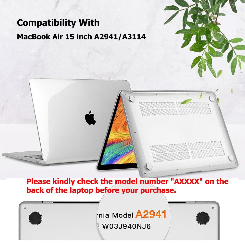 Fr Macbook Air 15'' A3114 M2 A2941 Laptop Hard Case Cover&Keyboard ...