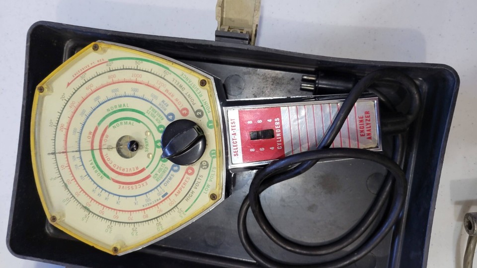 Select-A-Test Engine Tester Analyzer Vintage Auto Kal-Equip USA | eBay