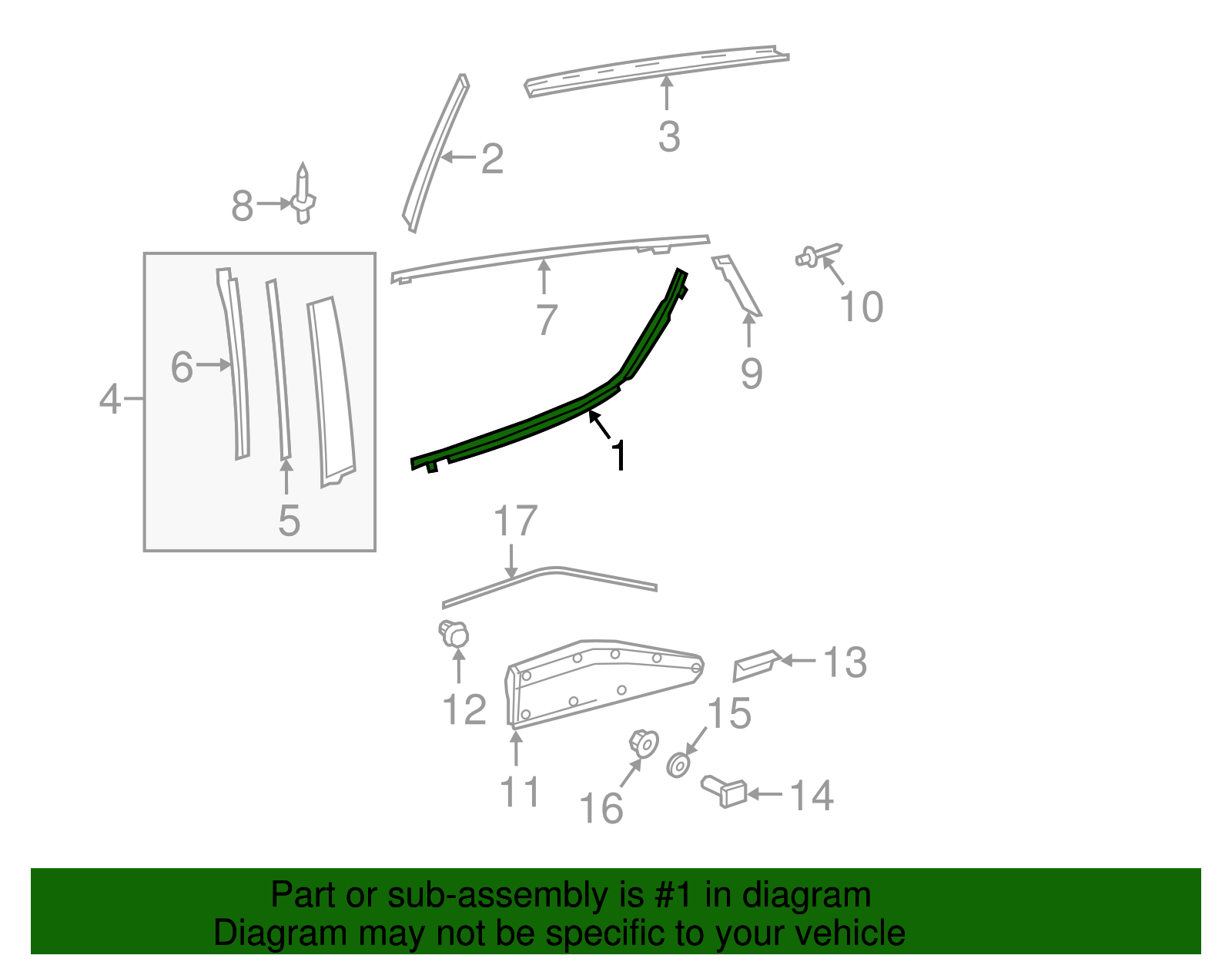 Genuine+Toyota+Belt+Molding+75730-10020 for sale online | eBay