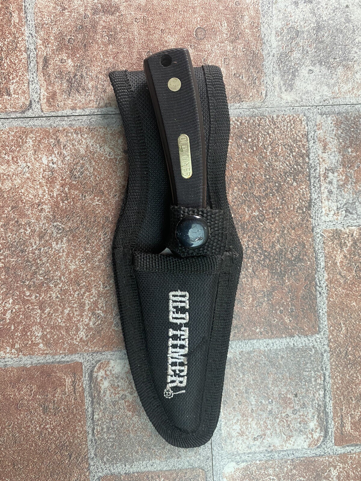 Schrade Old Timer Sharpfinger 152OT Fixed Blade Knife With Nylon Sheath ...